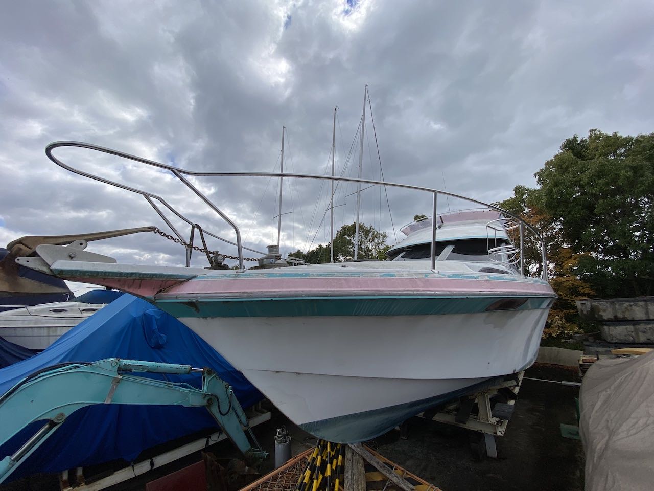 NOBLECRAFT VINDEX 375 FLYBRIDGE STERN DRIVE Used Boat for Sale in Japan ...